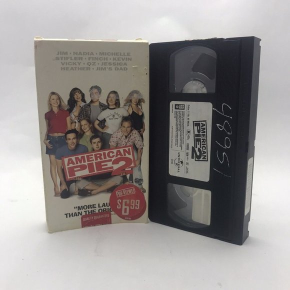 Media | American Pie 2 Vhs Vcr Video Tape Movie Used Chris Klein Alyson ...
